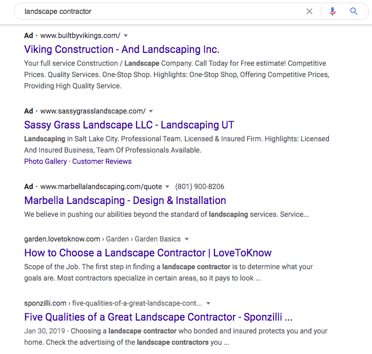 Google Ads for Landscaping Business - Best How To Guide for Landscapers ...