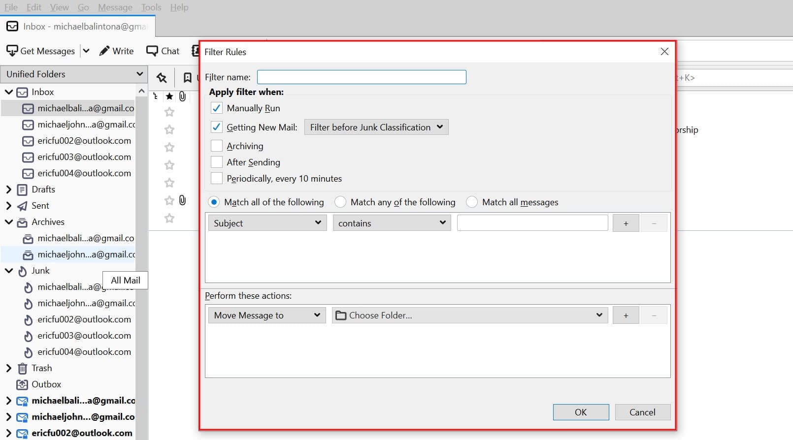 How To Read Your Emails In One Folder - Setting 1 Unified Inbox ...
