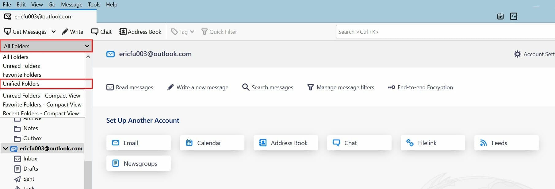 How To Read Your Emails In One Folder - Setting 1 Unified Inbox - YoYoFuMedia
