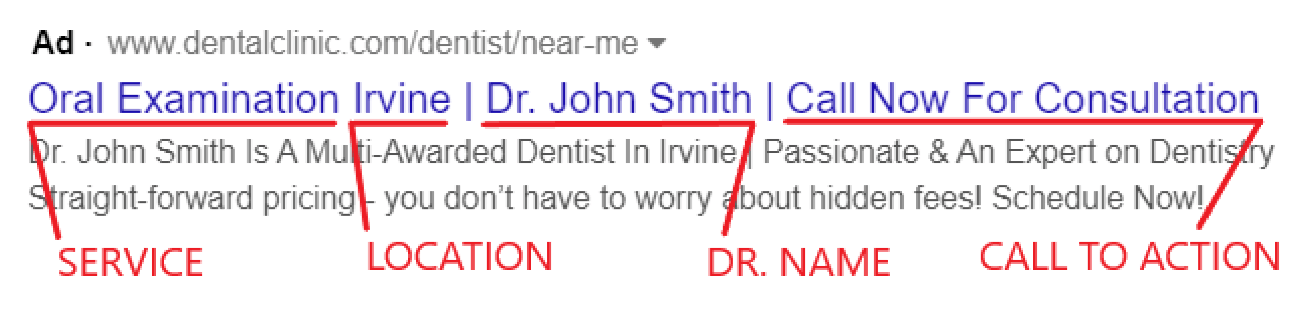 Ad Copy Formulas For Dentists - PPC Headlines & Descriptions Guide For ...